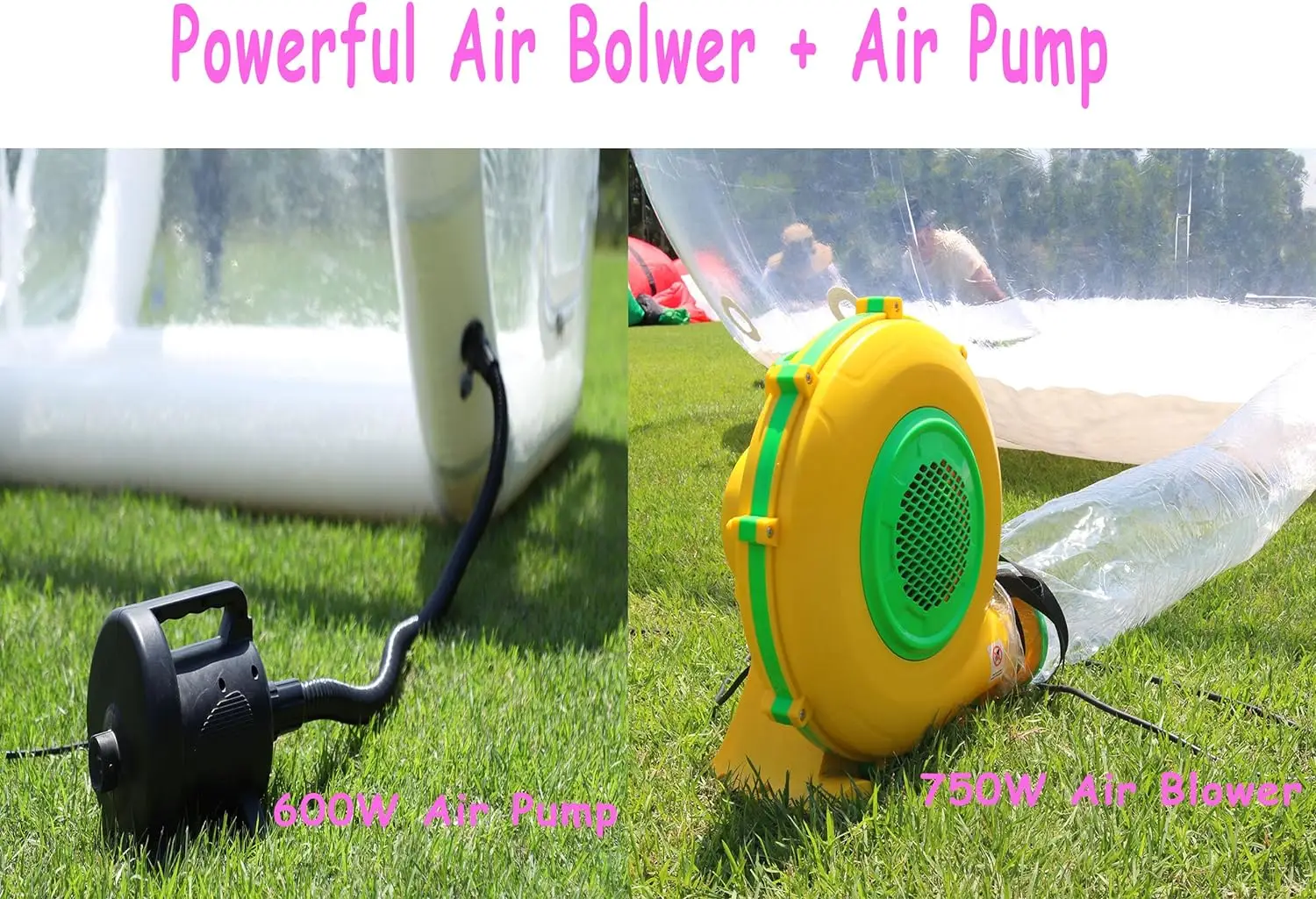 PVC Inflatable Bubble House with Jumping Platform for Kids