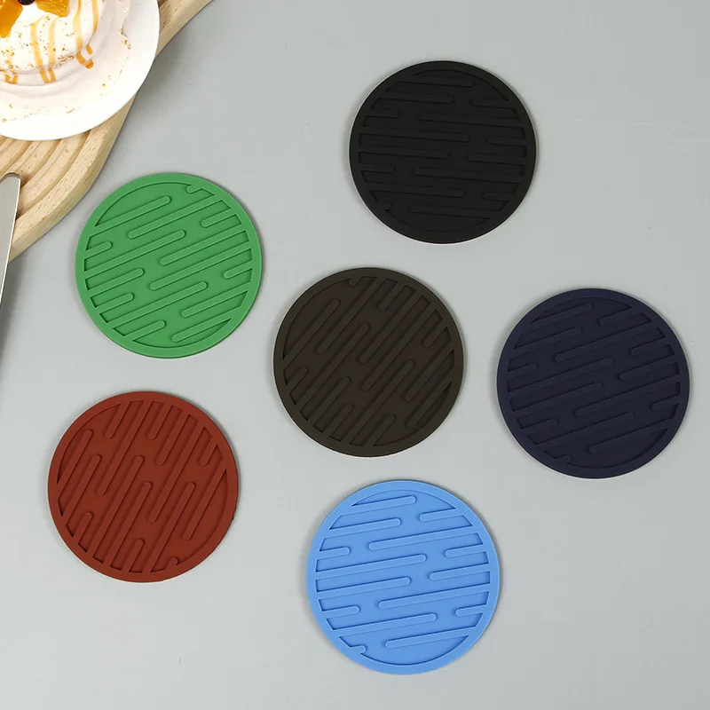 Custom Personalized Cup Round Tea Soft 3D PVC Coasters