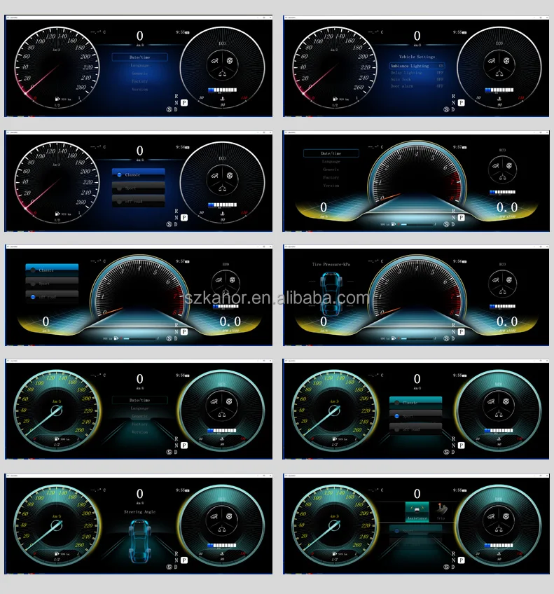 Digital Cluster Lcd Dashboard Cockpit For Mercedes Benz W212 E350 E200 ...