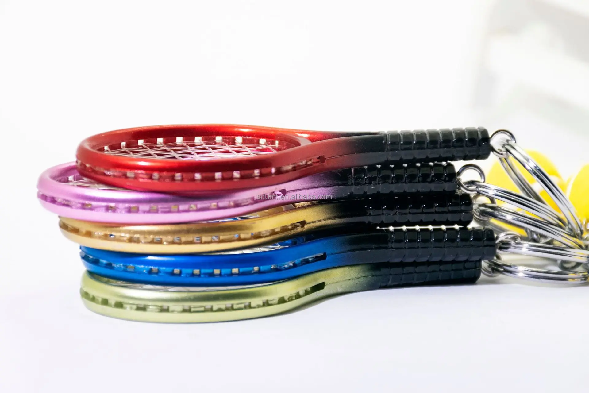 Tennis Ball Key Chain Tennis Racket And Ball Keychain Tennis Racquet ...