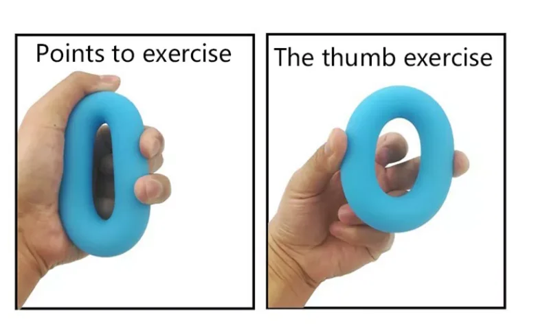 Hand Grip Strengthener Exerciser Gripper Forearm Finger Silicone ...