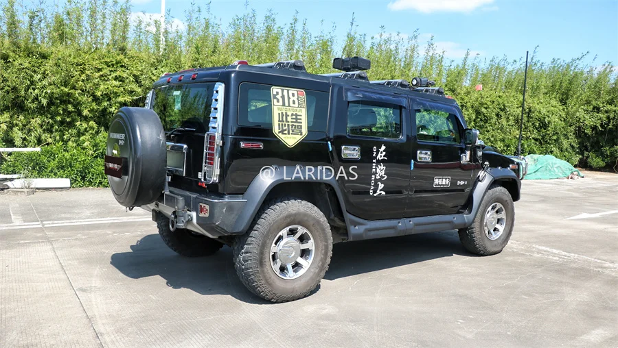 For Hummer H2 Wide Body Kit - New Fiberglass Front & Rear Bumper Fender ...