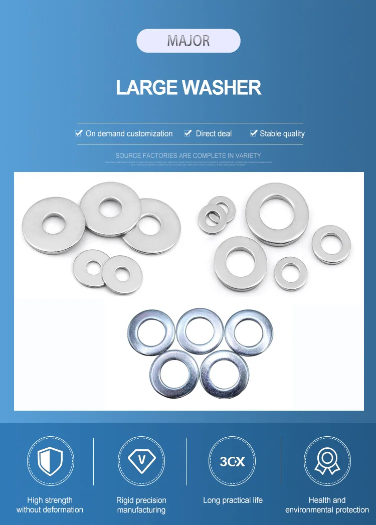 Shop High Quality M3 to M30 Flat Washers - Stainless Steel