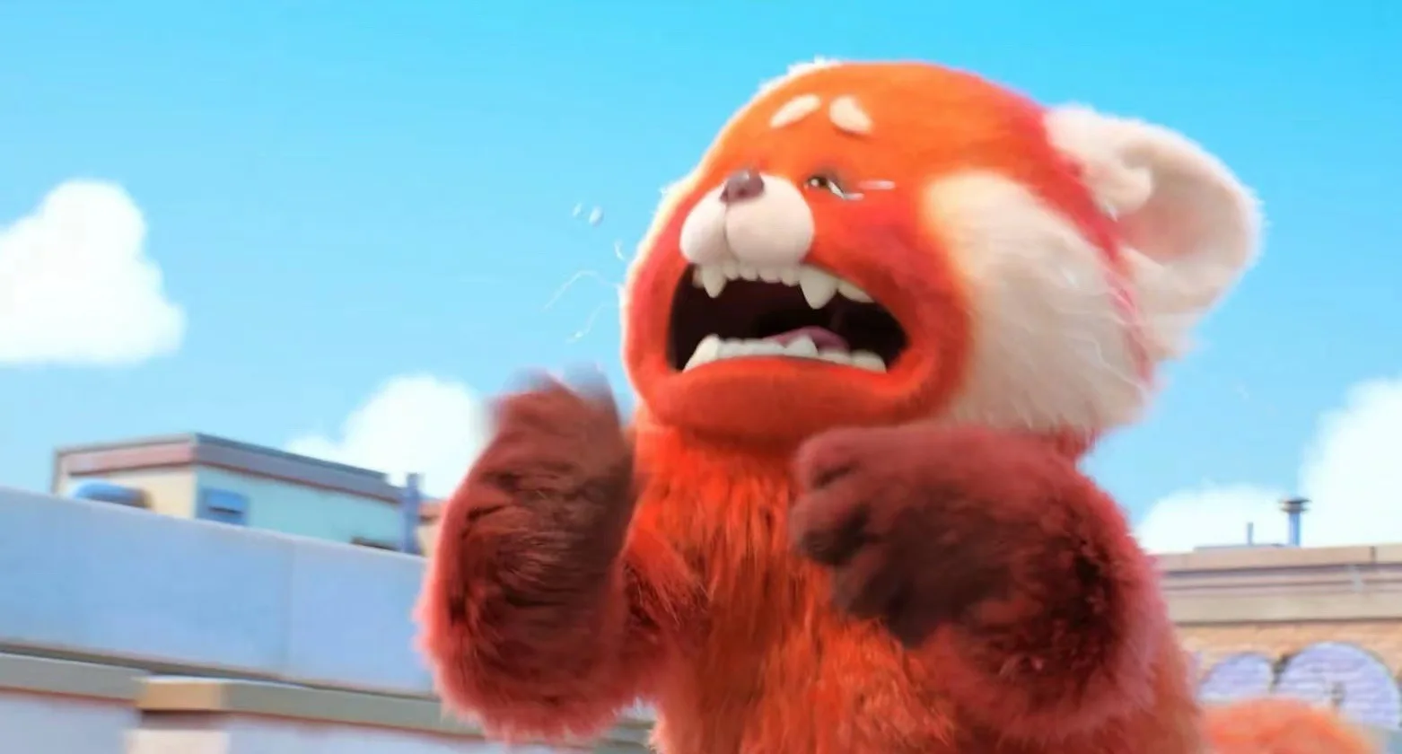 Kawaii Bear Plushies Stuffed Animal Doll Play Turning Red Plush Toys ...