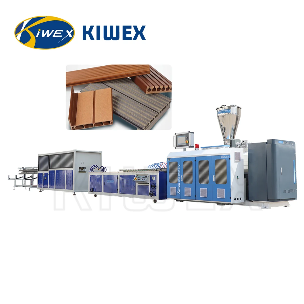 Wood Plastic Composite Wpc Fluted Wall Panel Making Machine Wpc Door Panel Profile Production ...