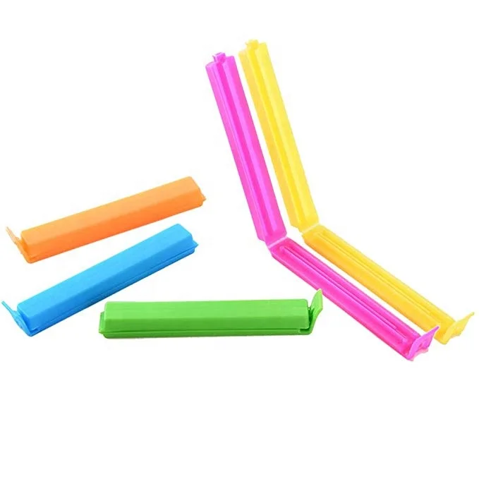 Creative Custom Logo Plastic Closing Clips Large Food Snack Bag Storage ...