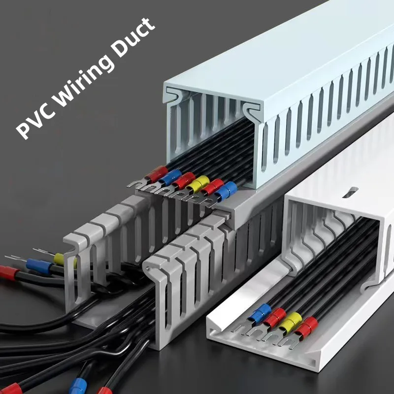 CHS Open Slotted Wiring Duct - Lead-Free Flame Retardant