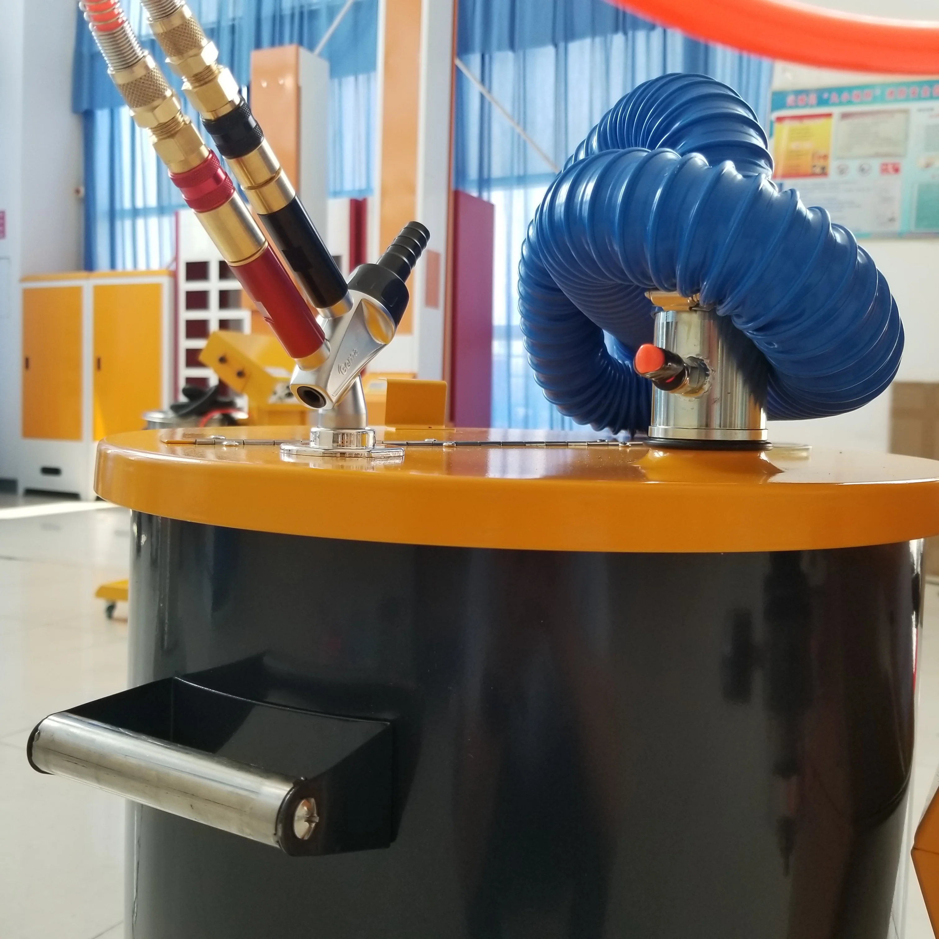 Metal Electrostatic Spray Painting Aluminium Powder Coating Spraying ...