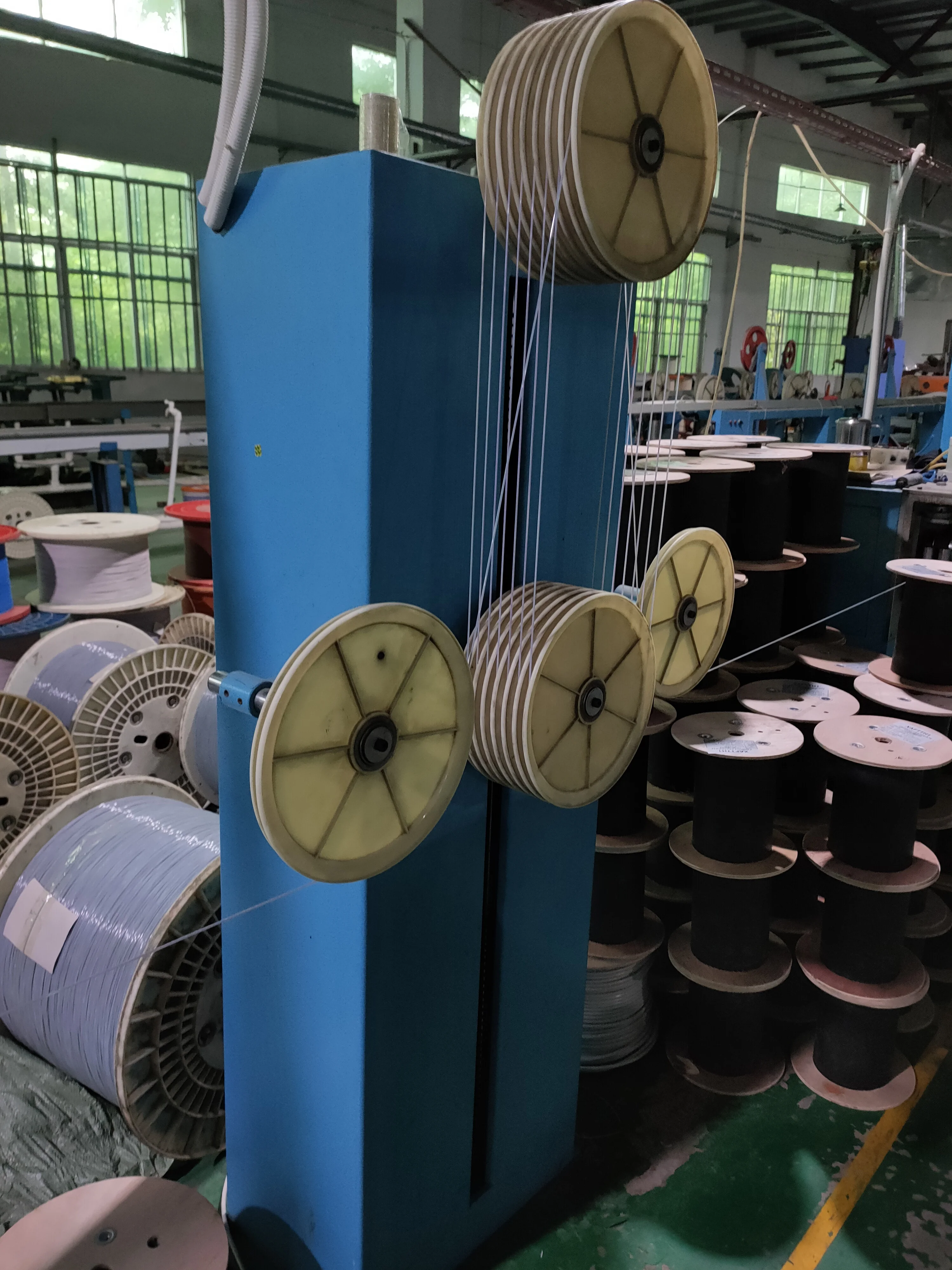 Used Fiber Cable Making Machine Sz Stranding Line For Optical Cable ...