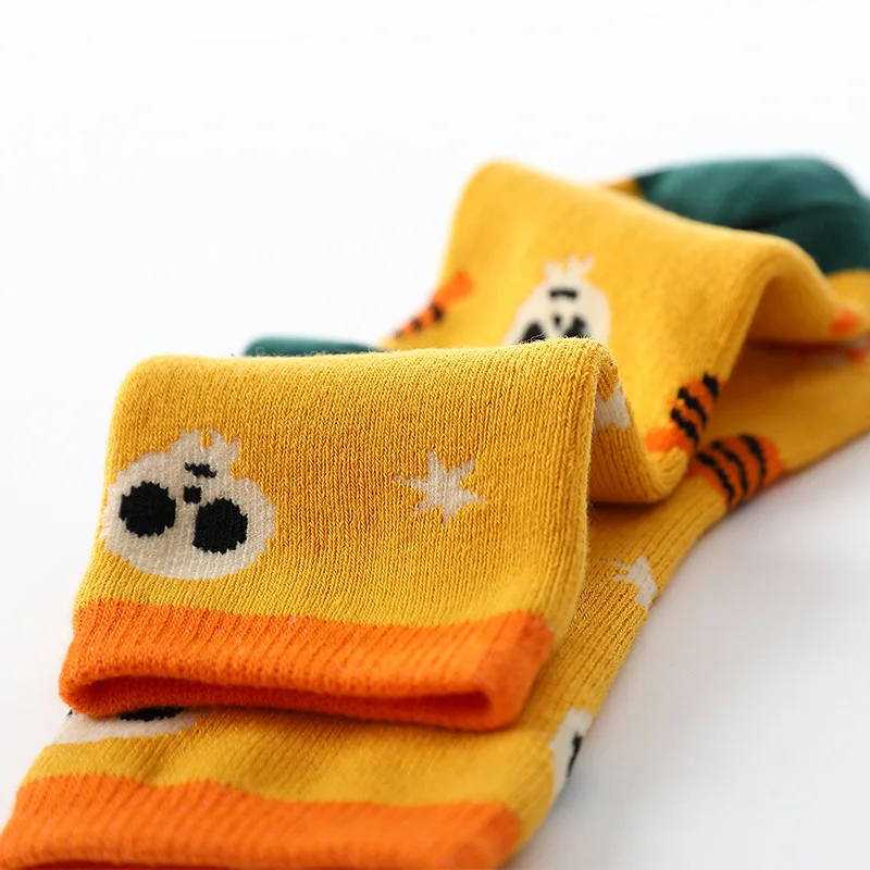 Children's Halloween Terry Socks Funny Cartoon Crew Socks Halloween ...