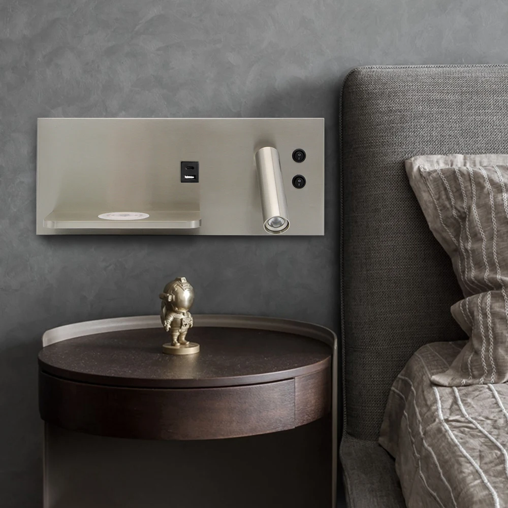 Modern Indoor Hotel Room Bedroom Headboard Lamp Mounted Wall Lamp ...