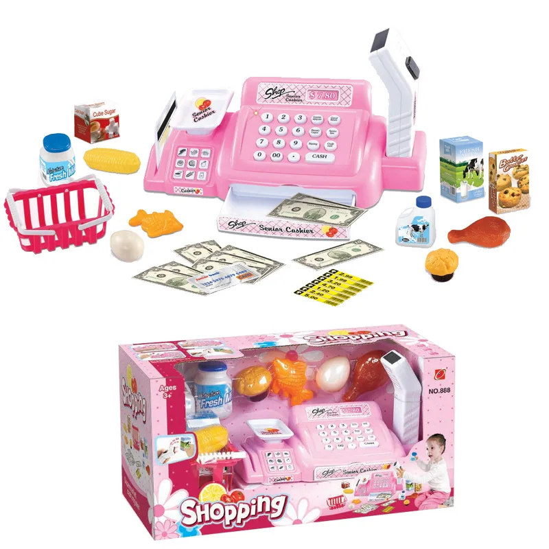 Children Supermarket Educational Pretend Play Toy Electronic Mini ...