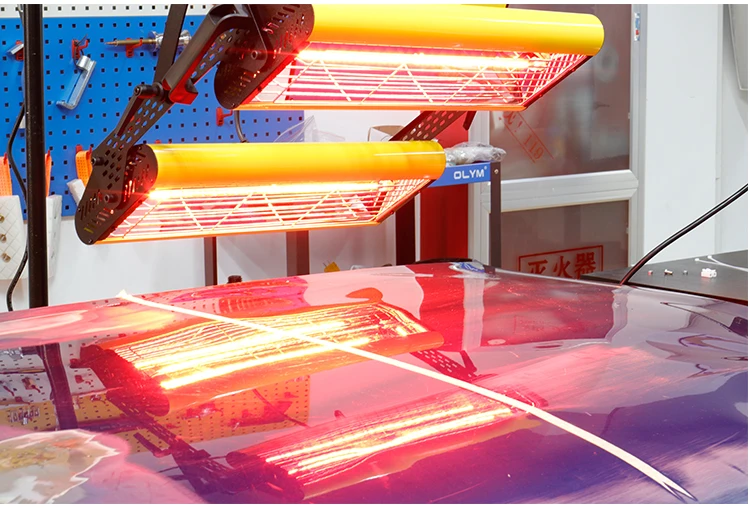 Professional Auto Body Infrared Curing Lamps 2600w Infrared Heat Lamps ...