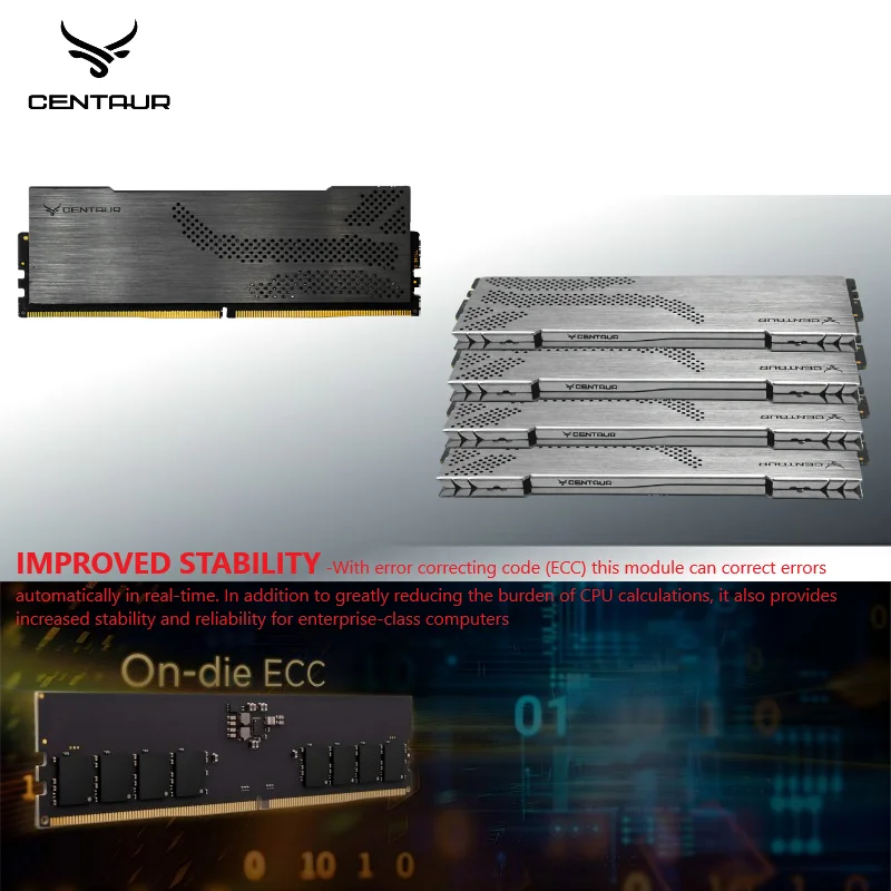 CENTAUR DDR5 4800Mhz-6000Mhz Desktop Gaming PC RAM Computer Module 8GB ...
