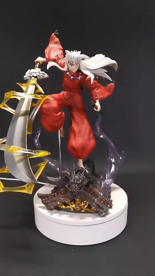 36cm Japanese Anime Figures Inuyasha Figure Gk Inuyasha Cartoon ...