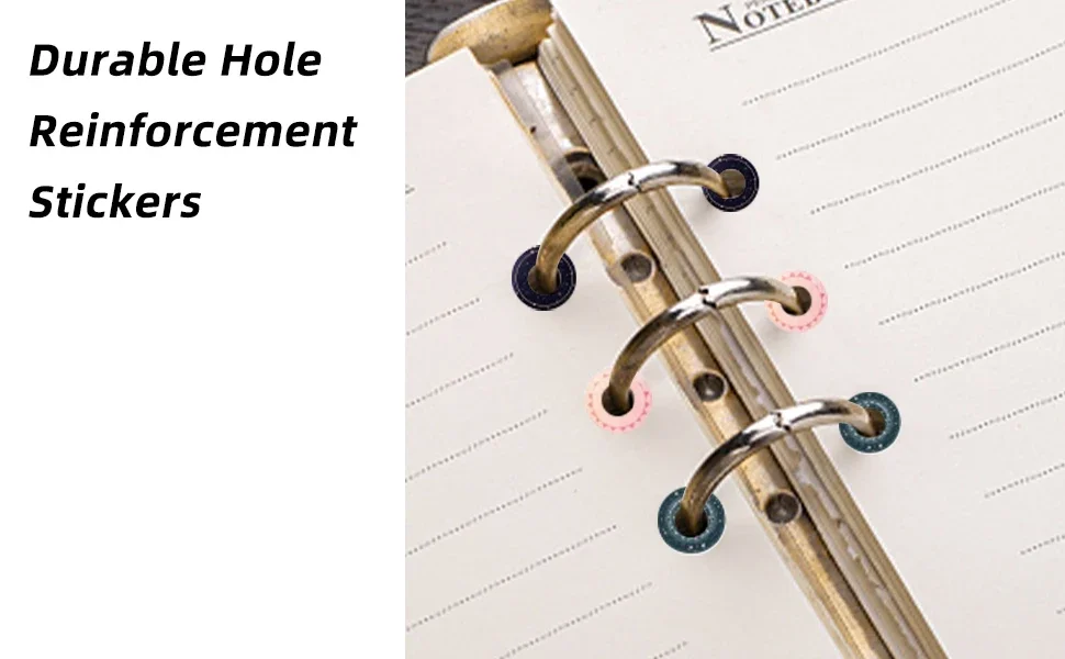 3000 Pcs 0.25'' Hole Reinforcement Stickers,Binder Paper Labels,10 ...