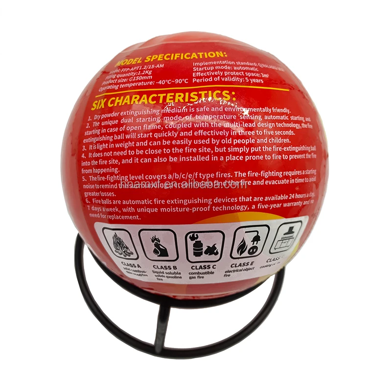 1.3kg Automatic Fire Extinguisher Ball Fire Fighting Ball Factory ...