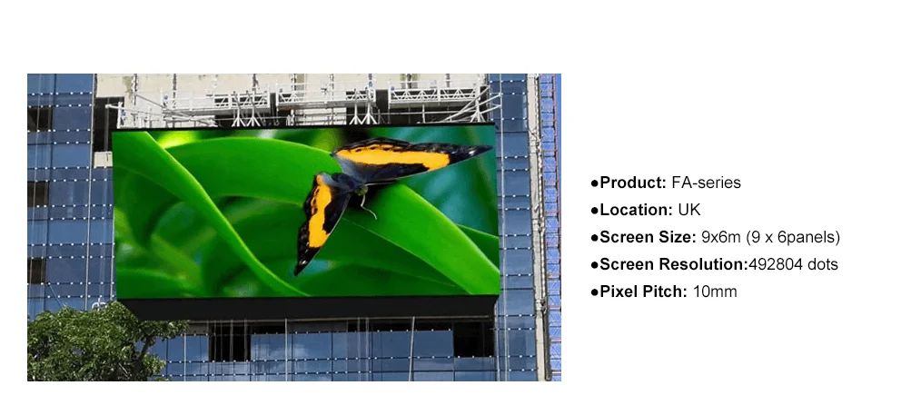 Stable Performance Outdoor Led Advertising Display P5 P6 P8 P10 High ...