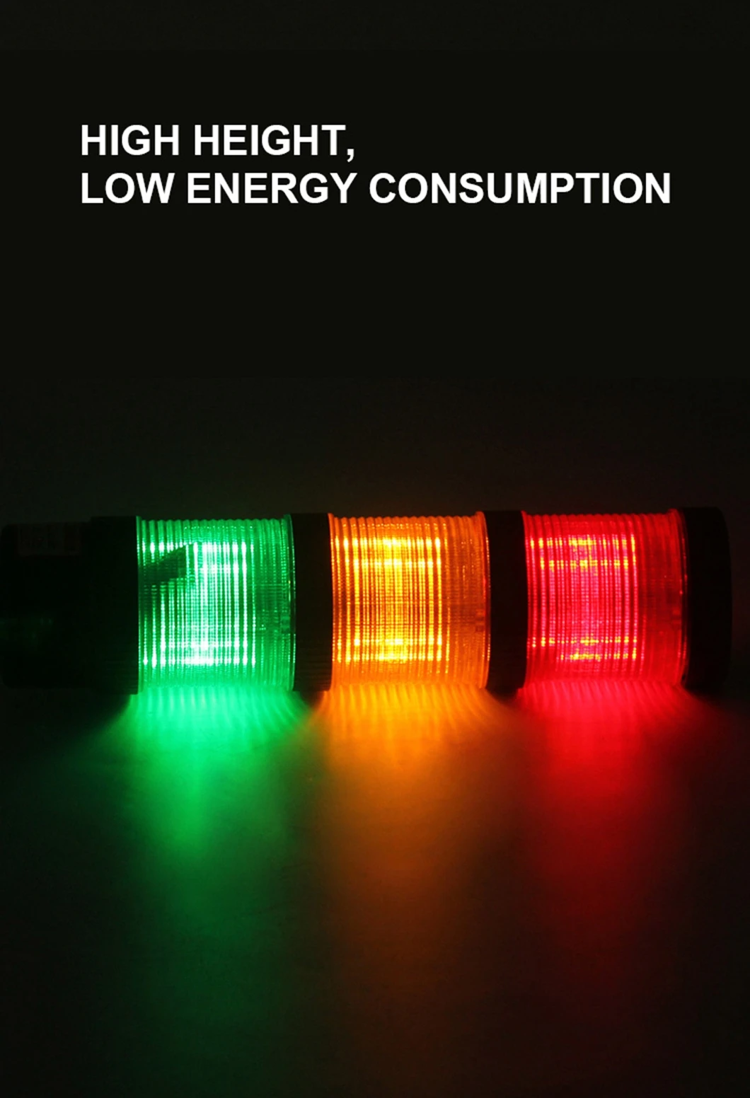 Industrial Red Orange Green Indicator Alarm Signal Tower Led Strobe ...