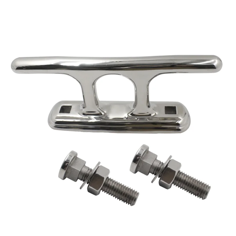 Stainless Steel Mooring Ship Dock Cleat Mooring Cleats Silver Marine ...