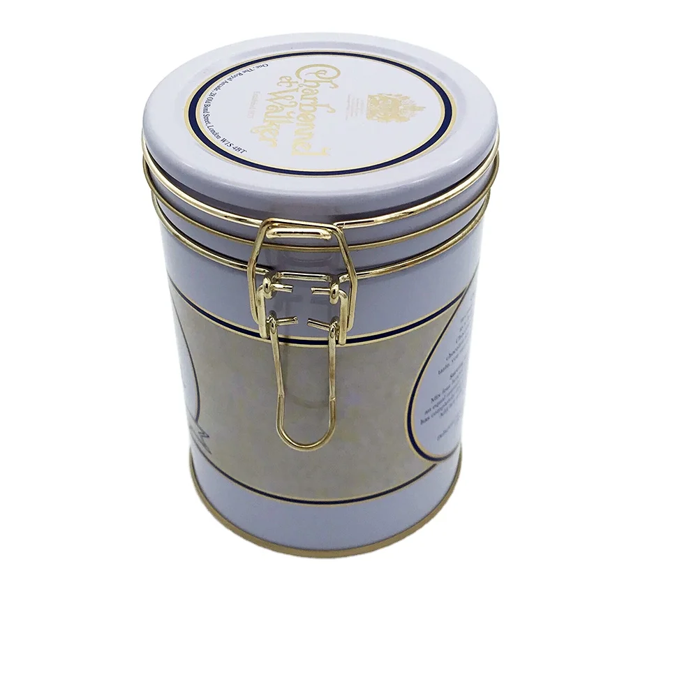 custom printing food grade Premium round airtight metal boxes| Alibaba.com