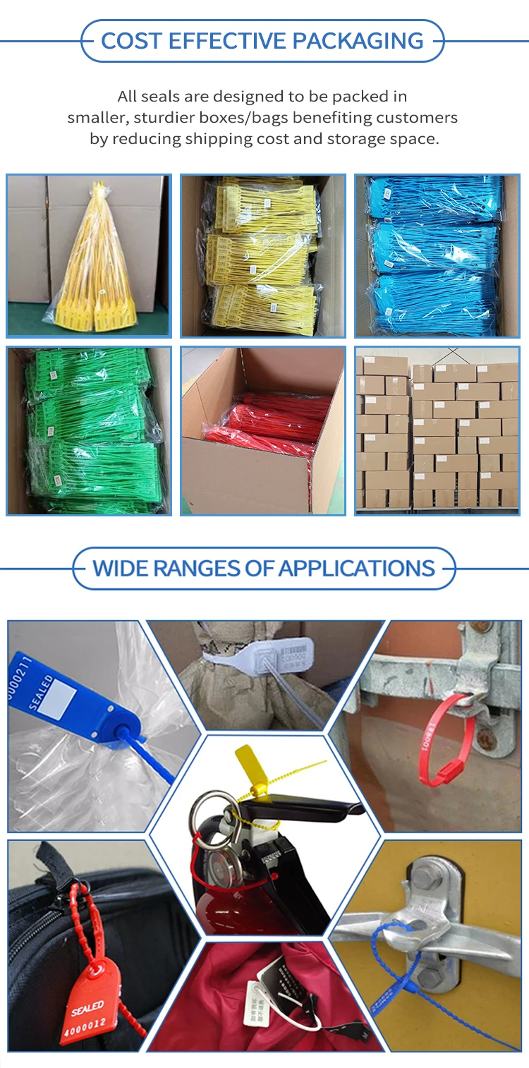 Ag 024 Clinical Waste Management Plastic Seal Strip Security Tag Tear ...