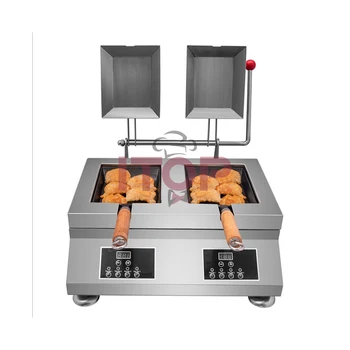Commercial Electric Automatic Samosa Fryer Gyoza Frying Pan Fried ...