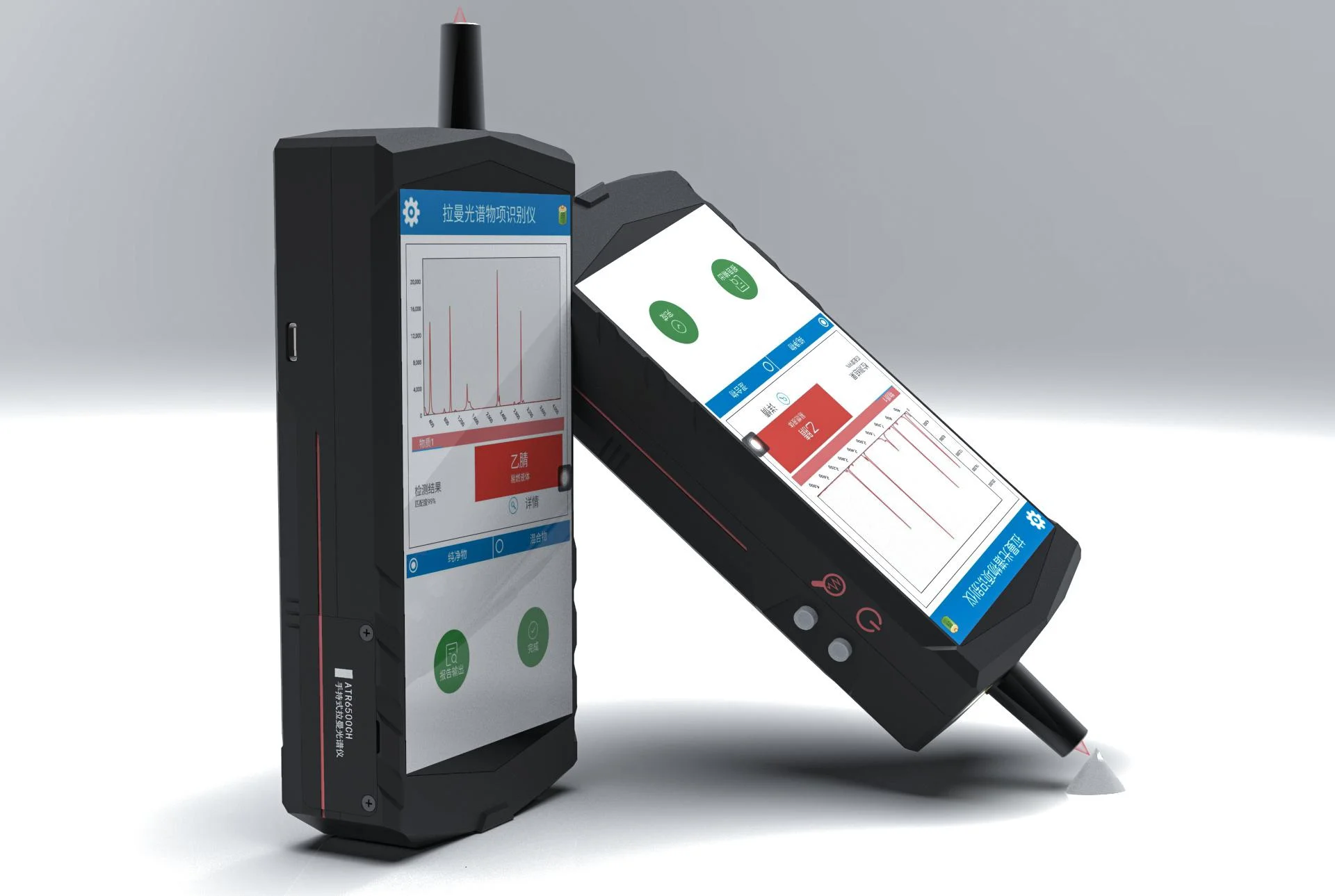 785nm Handheld Raman Analyzer Portable Raman Spectrometer for Chemical ...