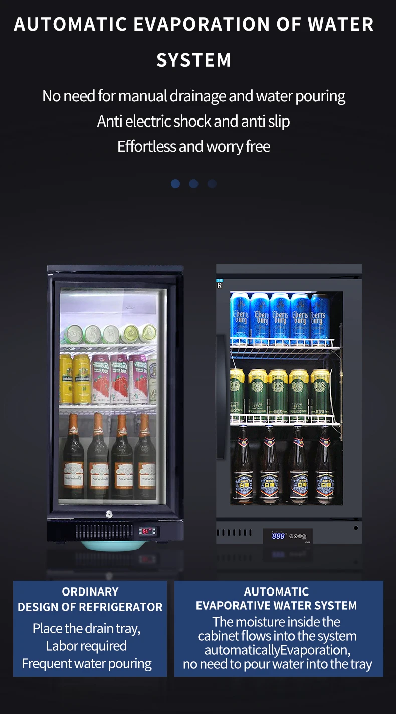 Commercial Bar Counter Supermarket Display Fridge Wine And Beverage ...