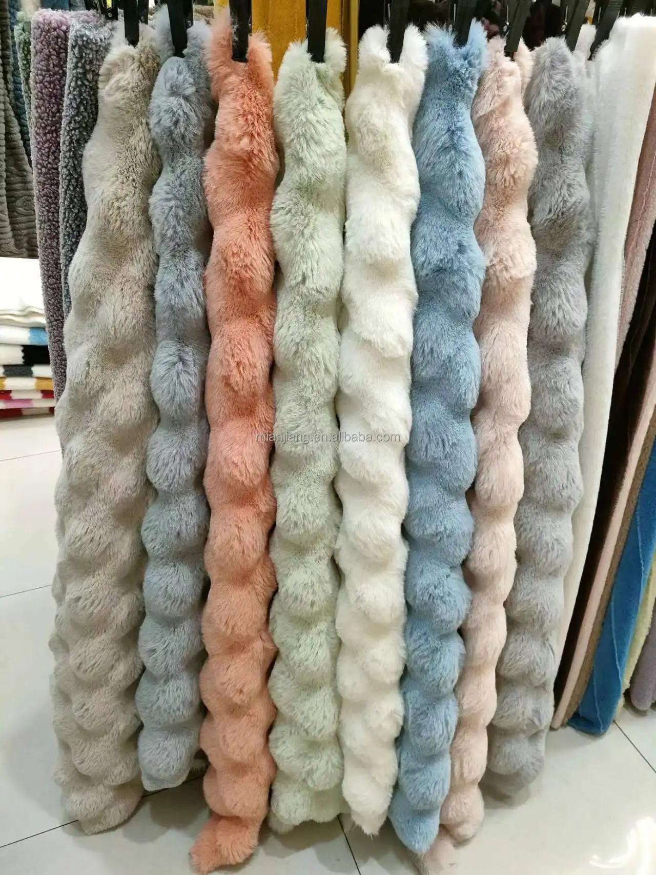 OKO TEX Non-Shedding 3D Effects 100% Polyester Blanket Material