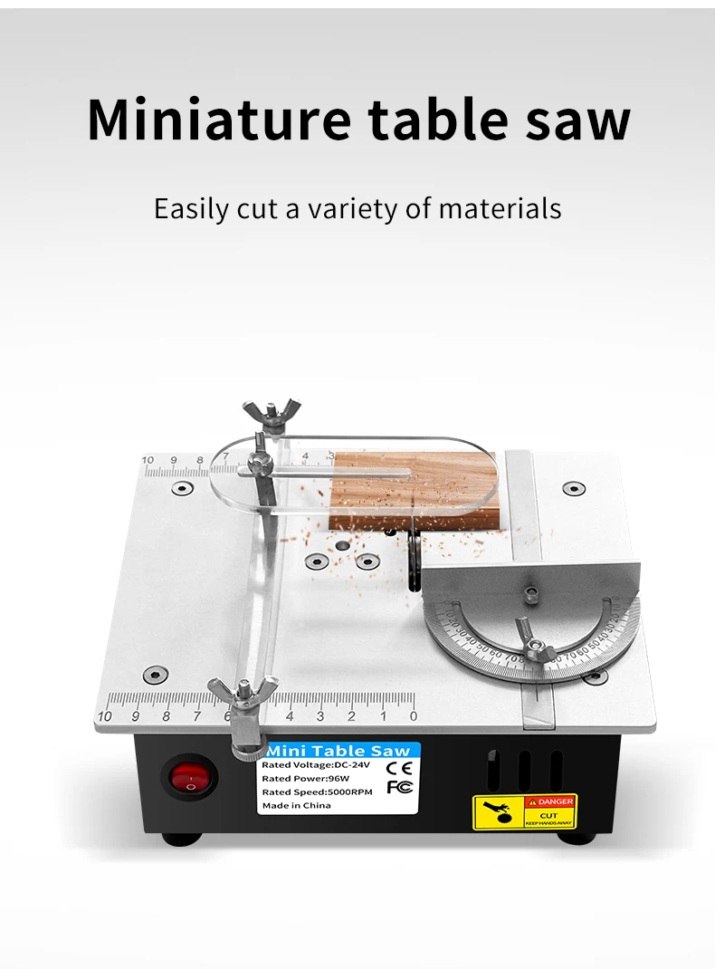 Mini Table Saw - Versatile DIY Cutting Tool for Woodworking
