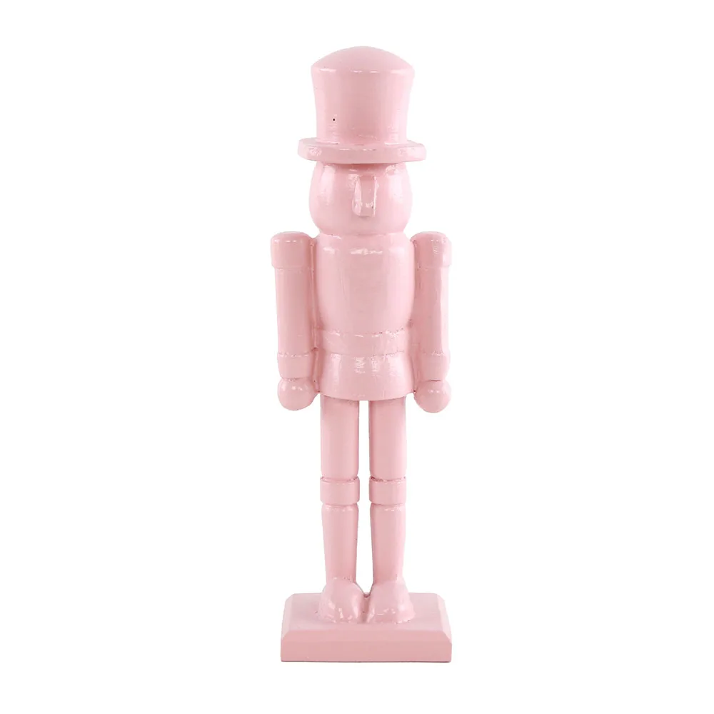 2024 Xmas Pink Purple Light Green Nutcracker Christmas Resin Nutcracker ...