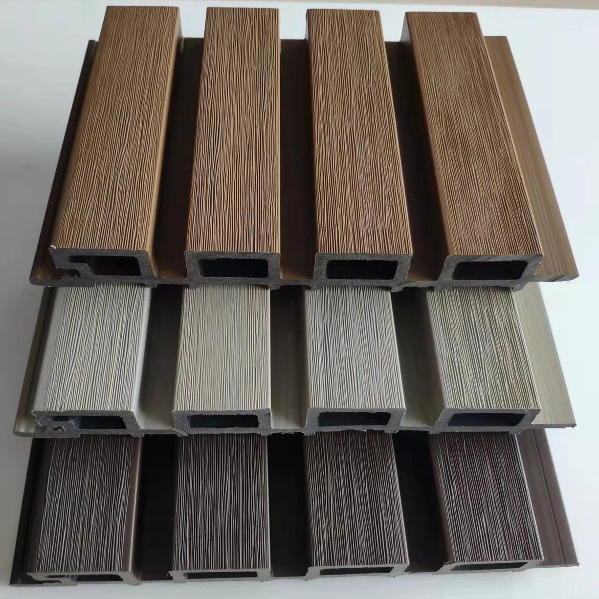 Painel Parede PVC WPC Louver Panel Wall Panel Marble Effect Endless Design