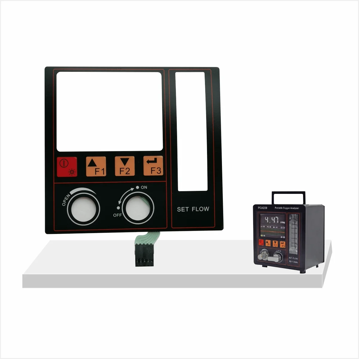 12-key Thin Film Switch 3x4 / 5x8 Matrix Array Pet Thin Film Button ...