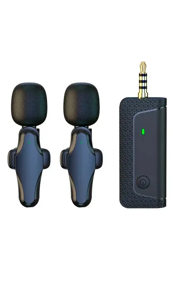 K35 Pro Professional Wireless Mic 3.5mm Collar Lavalier Lapel Radio ...