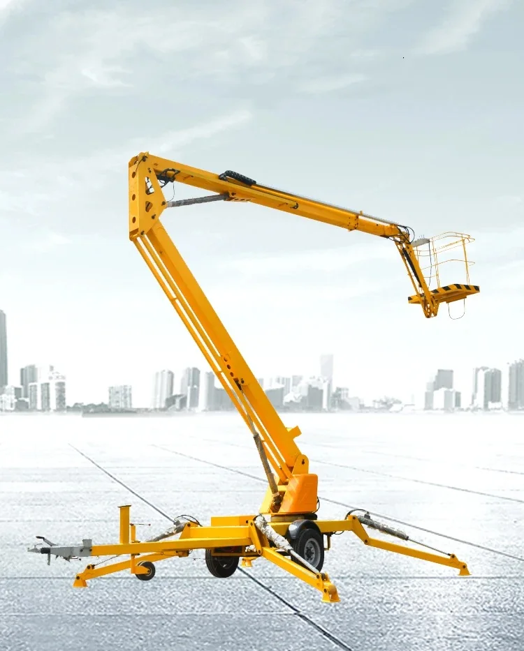 Manlift Machine 20m Cherry Picker Towable Boom Lift For Sale - Buy 20m ...