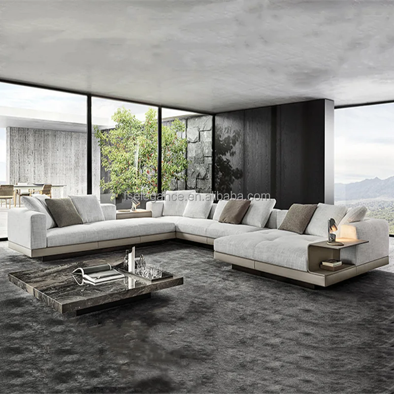 Executive Living Room Low Floor Sofa Chesterfield Set Sorner Sofa ...