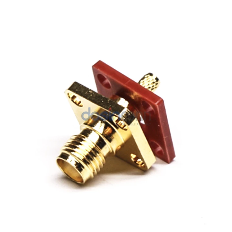 Sma Straight Jack Rf Connector Solder For Rg178 Coaxial Cable Bulkhead ...