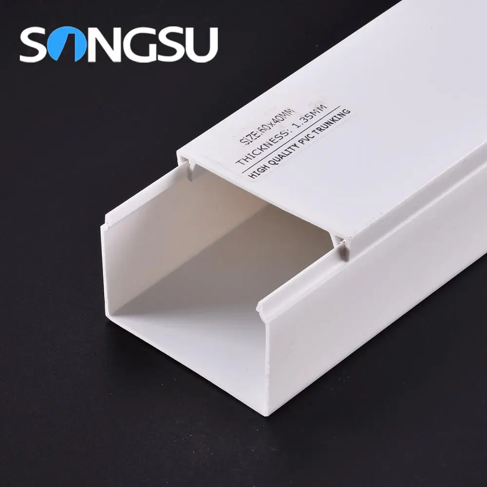 Alibaba.com: Electrical flat cable trunking wall wiring duct, square ...