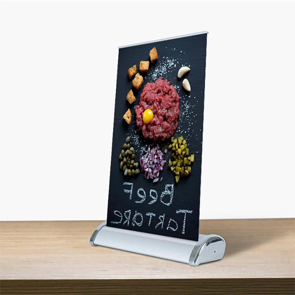 Factory Custom Advertising Promotion Retractable Pop Up Roller Banner ...