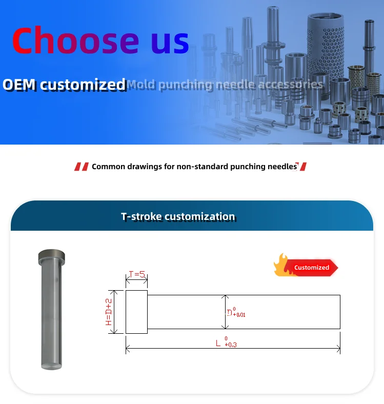 Mold Punch Din Steel Punch Ejector Pin High Speed Steel Punch - Buy ...