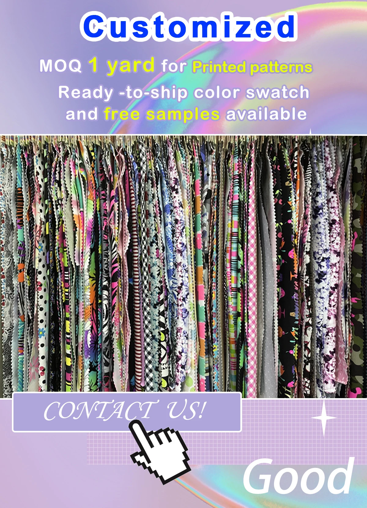 Wingtex Holographic Reflective Fabric - Ideal for Swimwear