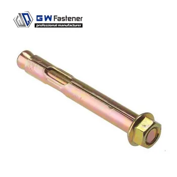 M6 M8 M10 M12 M16 Sleeve Anchor Yellow Zinc Hex Flange Nut Dynabolt ...