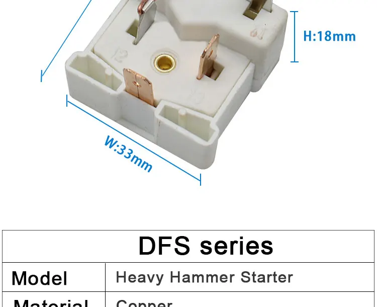 Fridge Relay Compressor Starter PTC Relay - Reliable Start Relay for ...