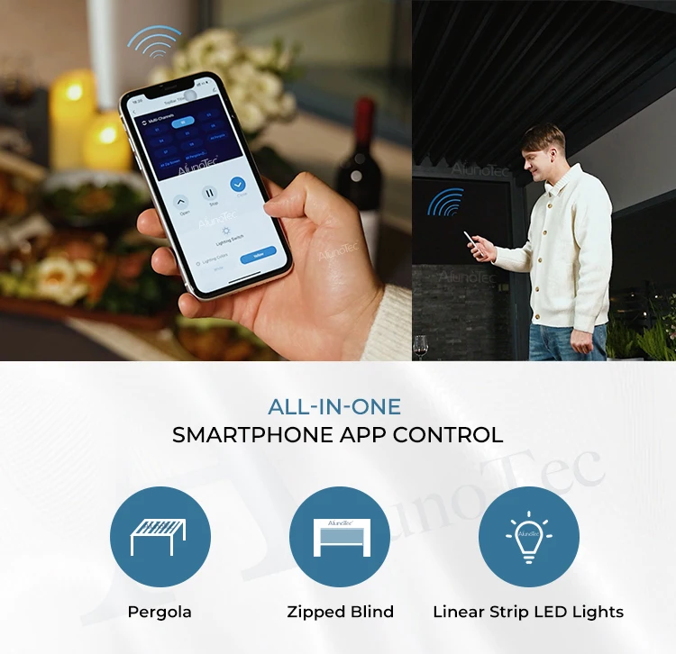 Alunotec Outdoor Luxury Pergola - Durable & Stylish