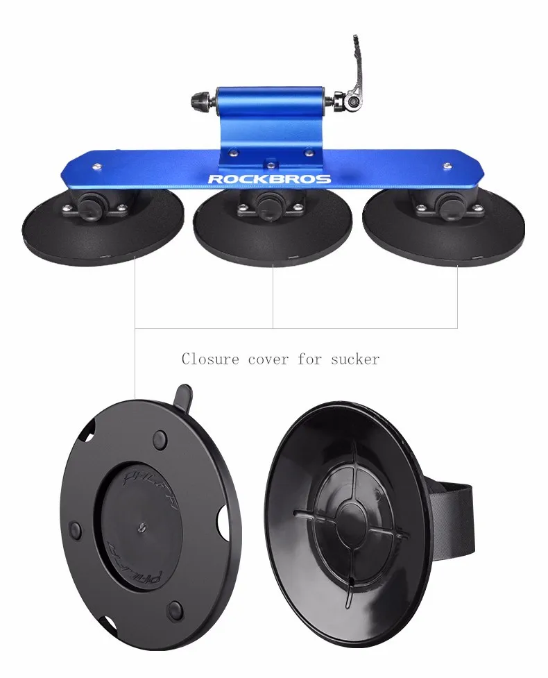 ROCKBROS Bike Mount Suction Cups - Secure & Easy Bike Racks