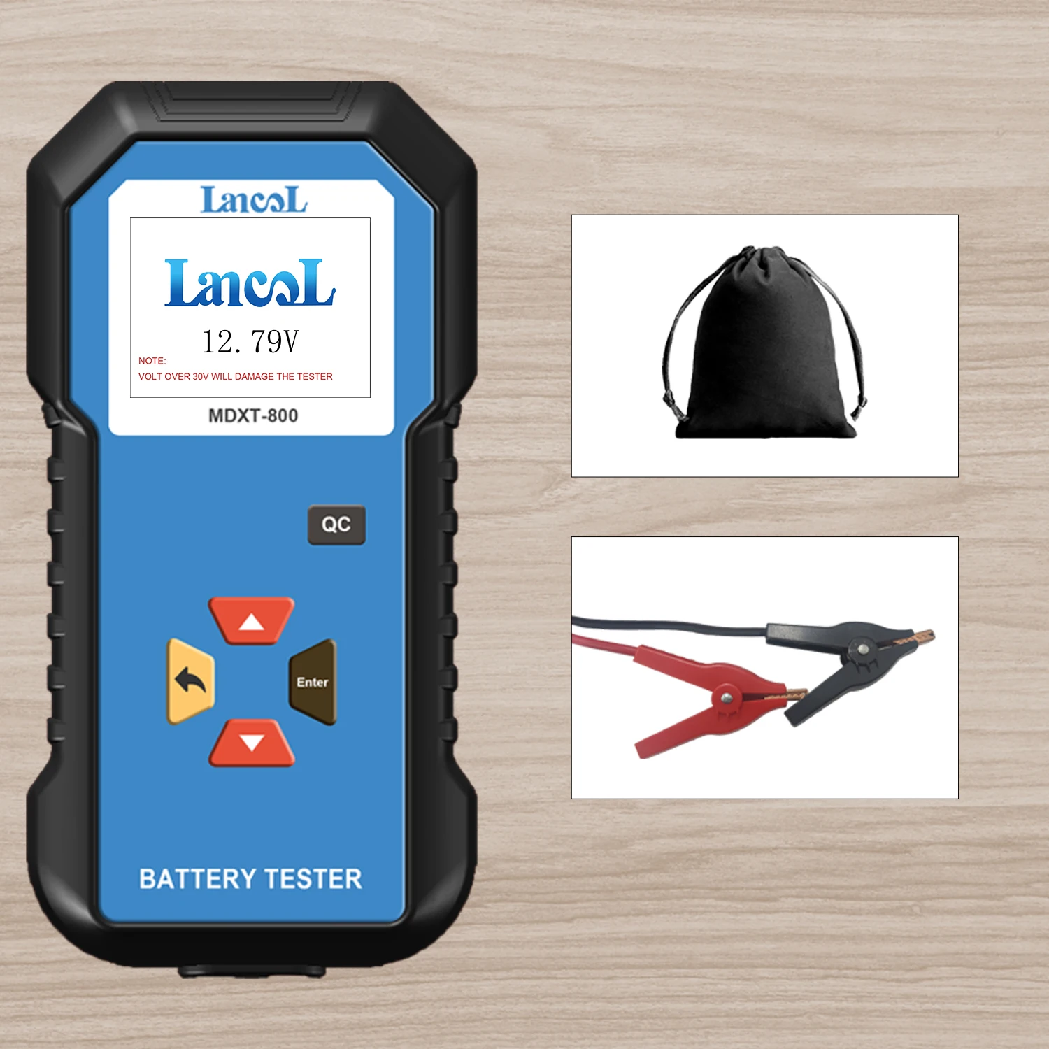 Lancol Mdxt-800 Lithium Digital Car Battery Tester Cca Multi Language ...