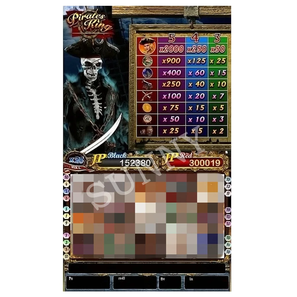 Pirate King Vertical Subsino Game Board/nile Treasure Us Skill Preview ...