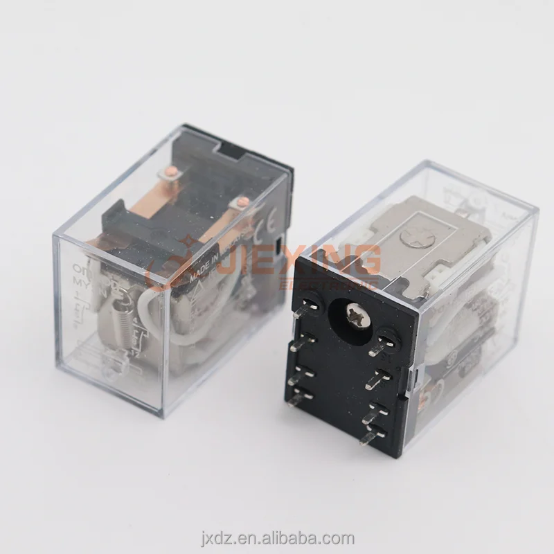 My2 My2n 24v Dc24v 24vdc Relay Pcb Mount 8pin White Case High Quality ...