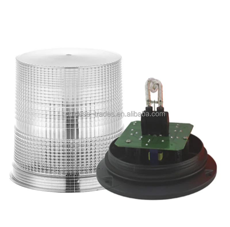 Heavy Duty Mining Emergency 40W White Xenon Strobe Light High Intensity Aluminum Screw Blink ...